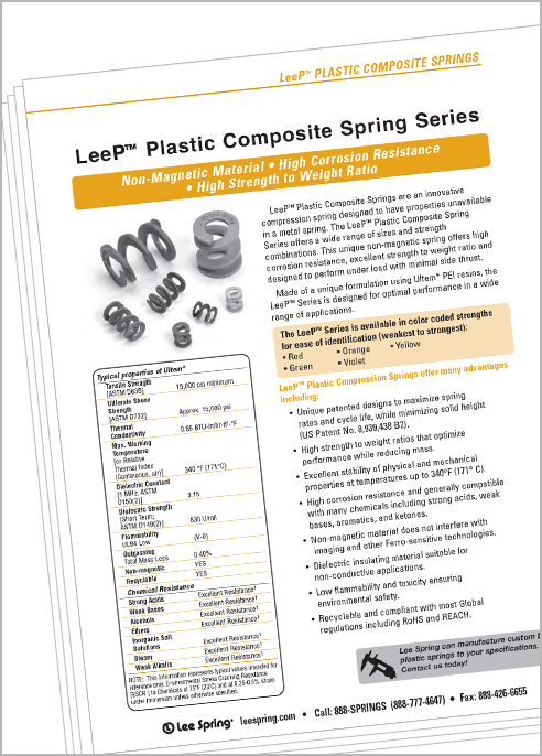 Request a Free Catalog | Lee Spring