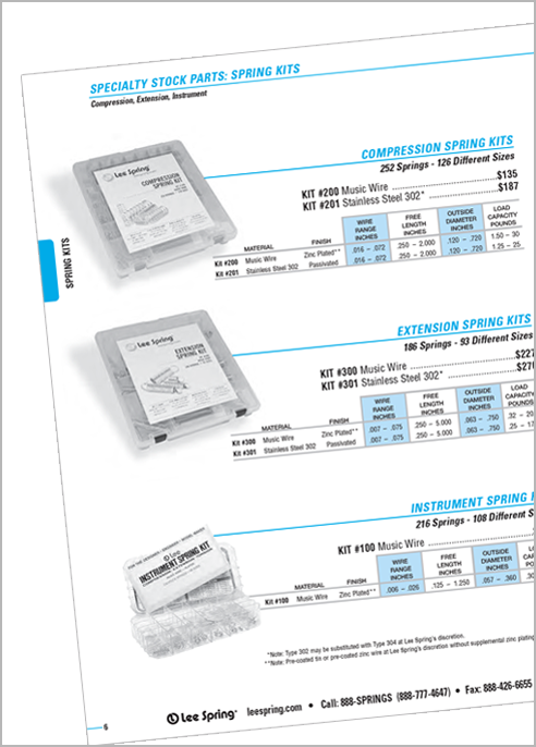 Request a Free Catalog | Lee Spring
